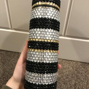 Black Silver and Gold Bling Cup - Etsy