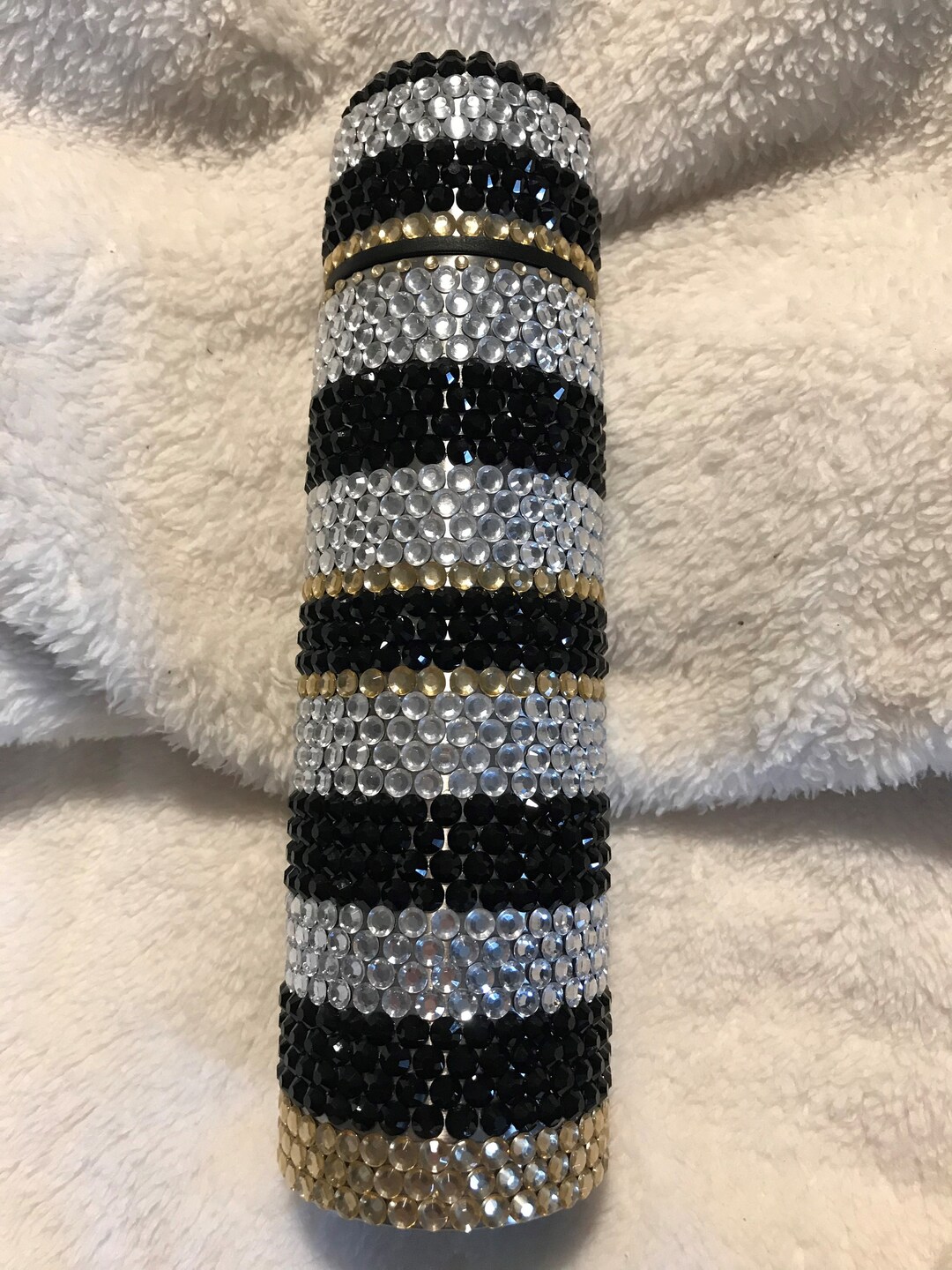 Black Silver and Gold Bling Cup - Etsy