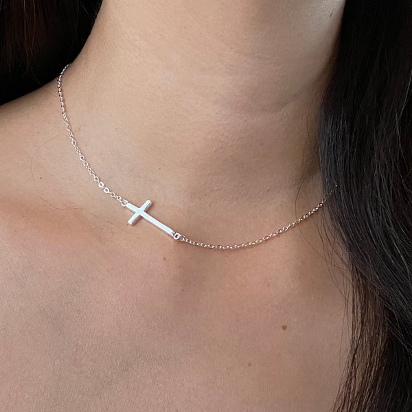 Sideways Cross - Etsy