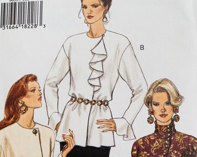 Vintage 1993 Uncut Very Easy Vogue Sewing Pattern 8855 Women's Size 18 ...
