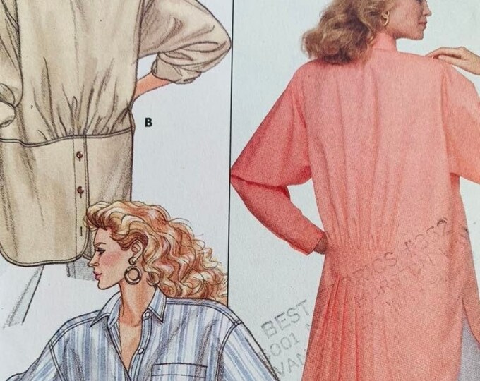 Vintage 1988 Uncut Butterick Sewing Pattern 6016 Women's Size 20-22-24 ...