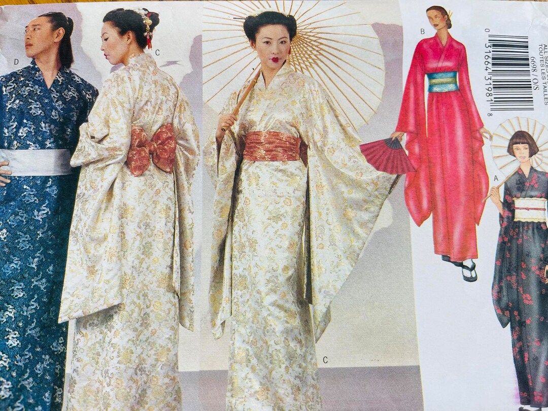 Vintage Uncut Butterick Sewing Pattern 6698 Adult Unisex Size XS-XL (32 ...