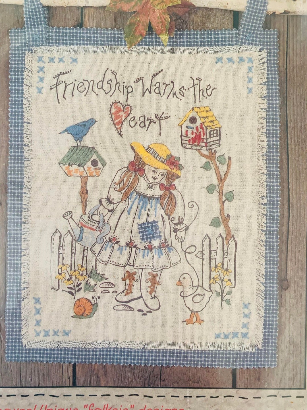 Vintage Candamar Designs Twiglets 8" X 10" Stamped Silk Screen Kit ...