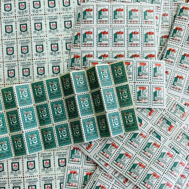 S and H Green Stamps - Etsy
