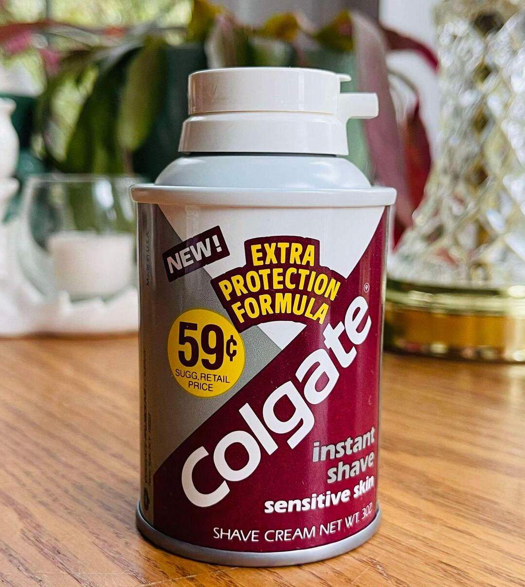 Vintage Colgate Instant Shave Sensitive Skin Shave Cream 3oz Miniature ...