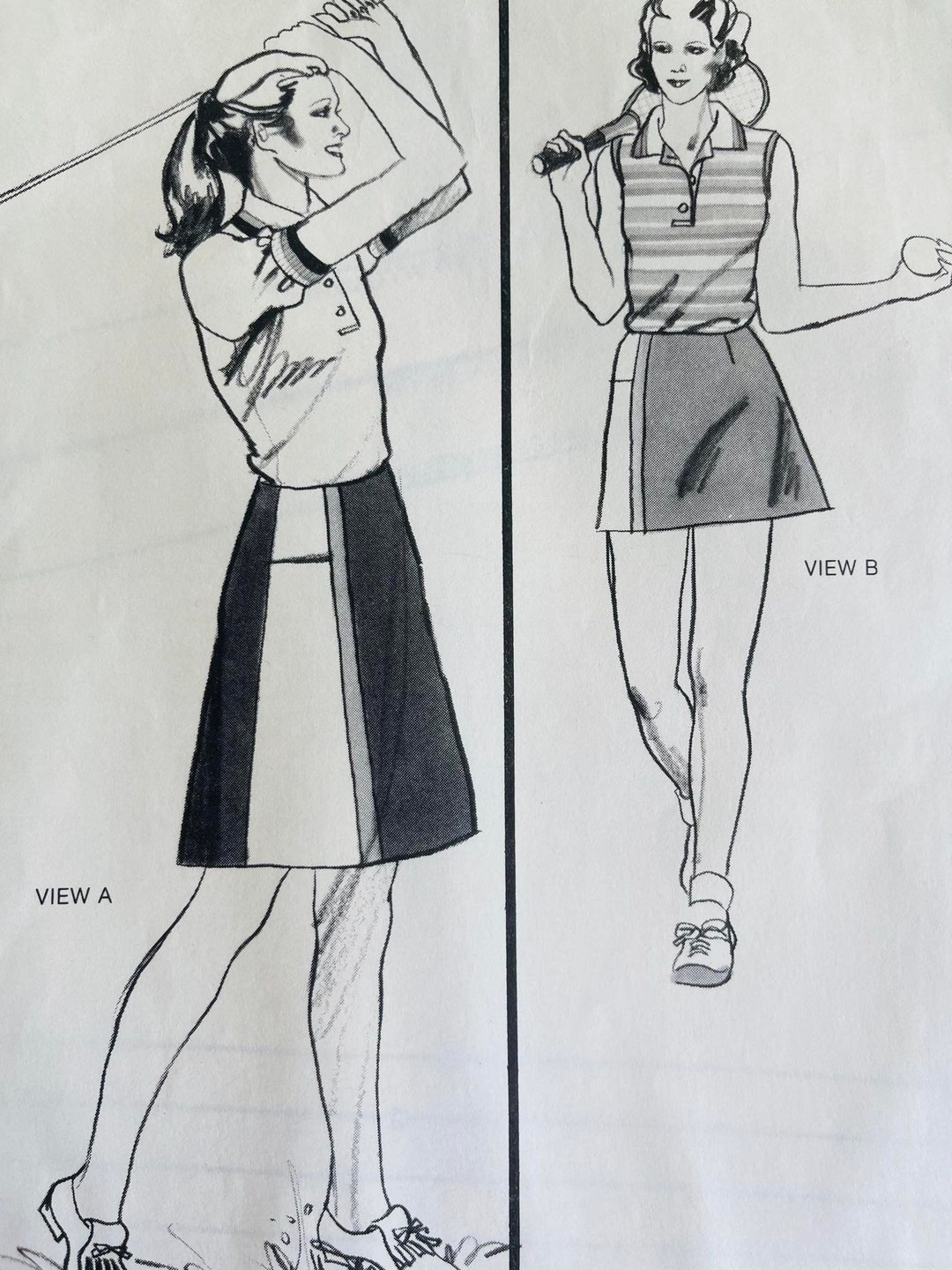 Vintage 1980 Stretch & Sew Sewing Pattern 415 Women's Hip Size 30-46 ...