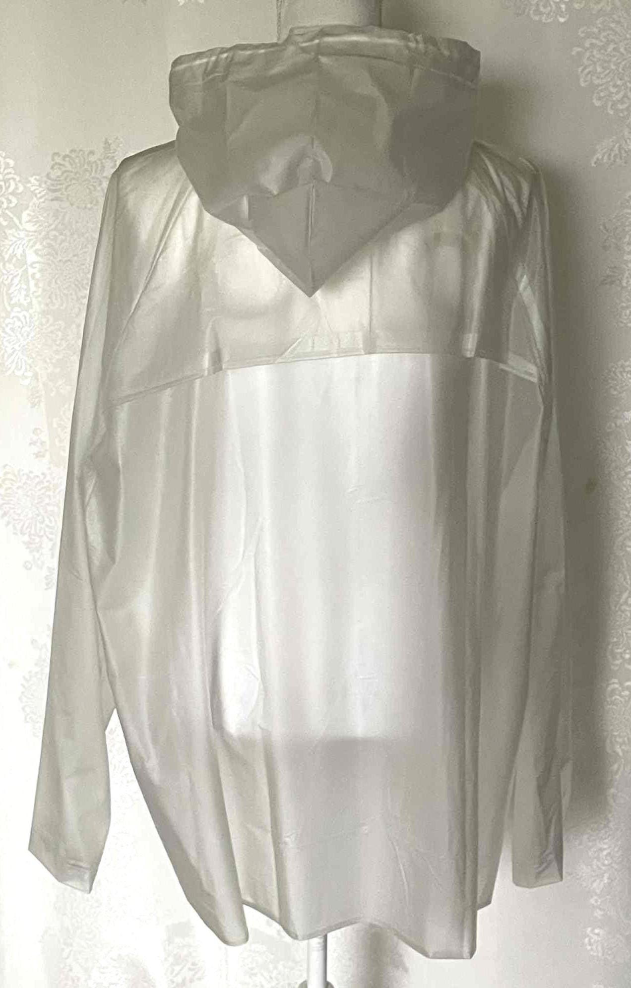 Vintage Bestmaid Men's XL Retro Clear Plastic Hooded Rain Coat W ...