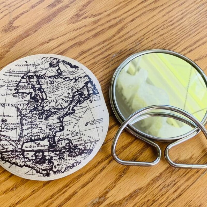 Mirrored Map of the World - Etsy