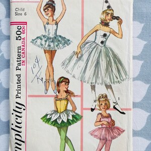 Vintage Uncut 1965 Simplicity Sewing Pattern 6204 Child/girls Size 6 ...