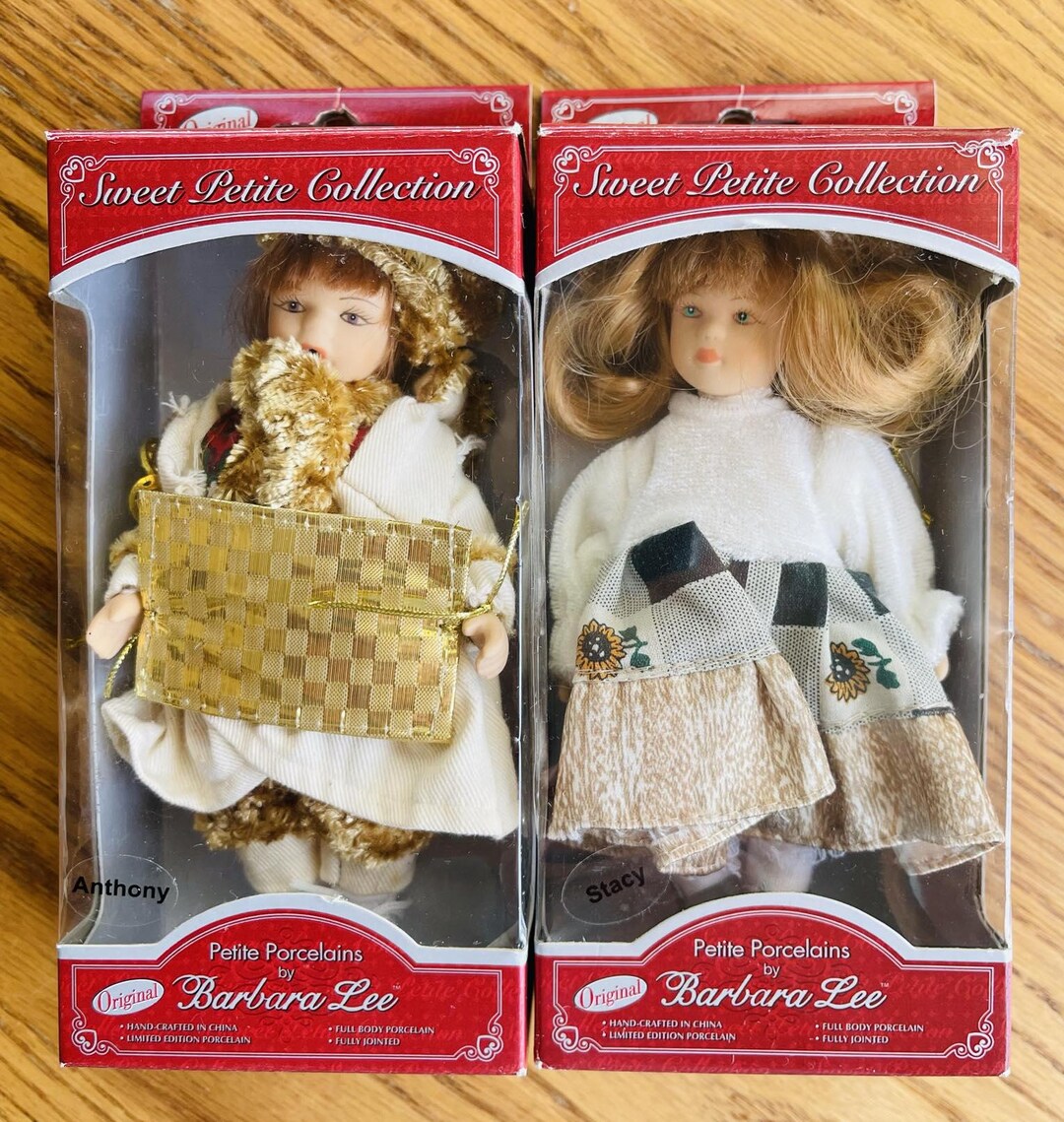 Vintage Barbara Lee Porcelain Dolls, Stacy & Anthony Set, NIB - Etsy