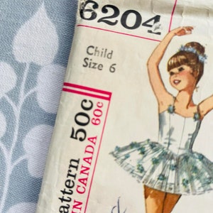 Vintage Uncut 1965 Simplicity Sewing Pattern 6204 Child/girls Size 6 ...