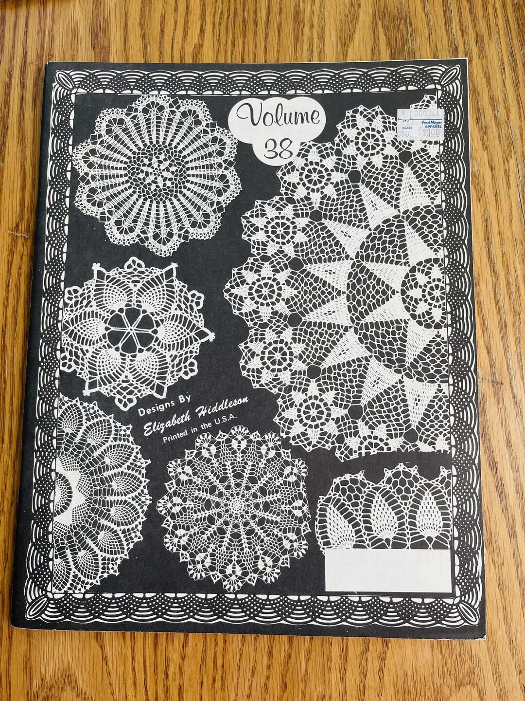 Vintage 1979 Elizabeth Hiddleson Volume 38 Crochet Doily Pattern ...