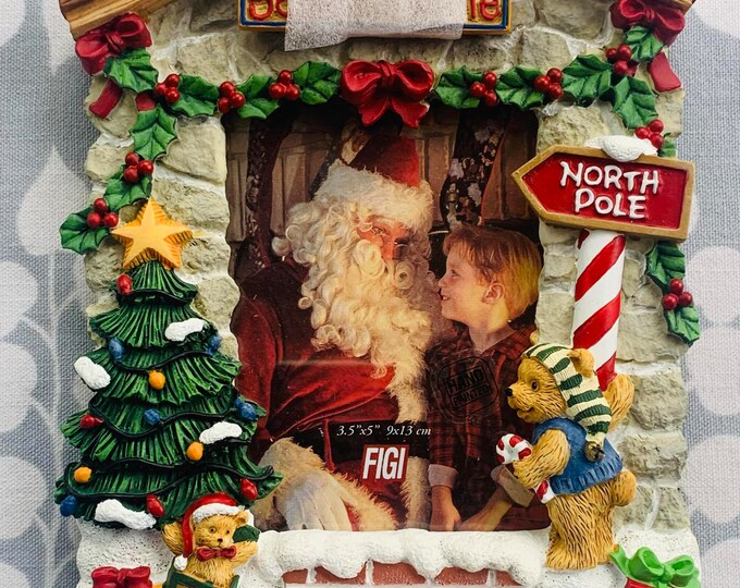 Vintage 1998 NEW santa and Me North Pole FIGI Hand Sculpted and Painted ...