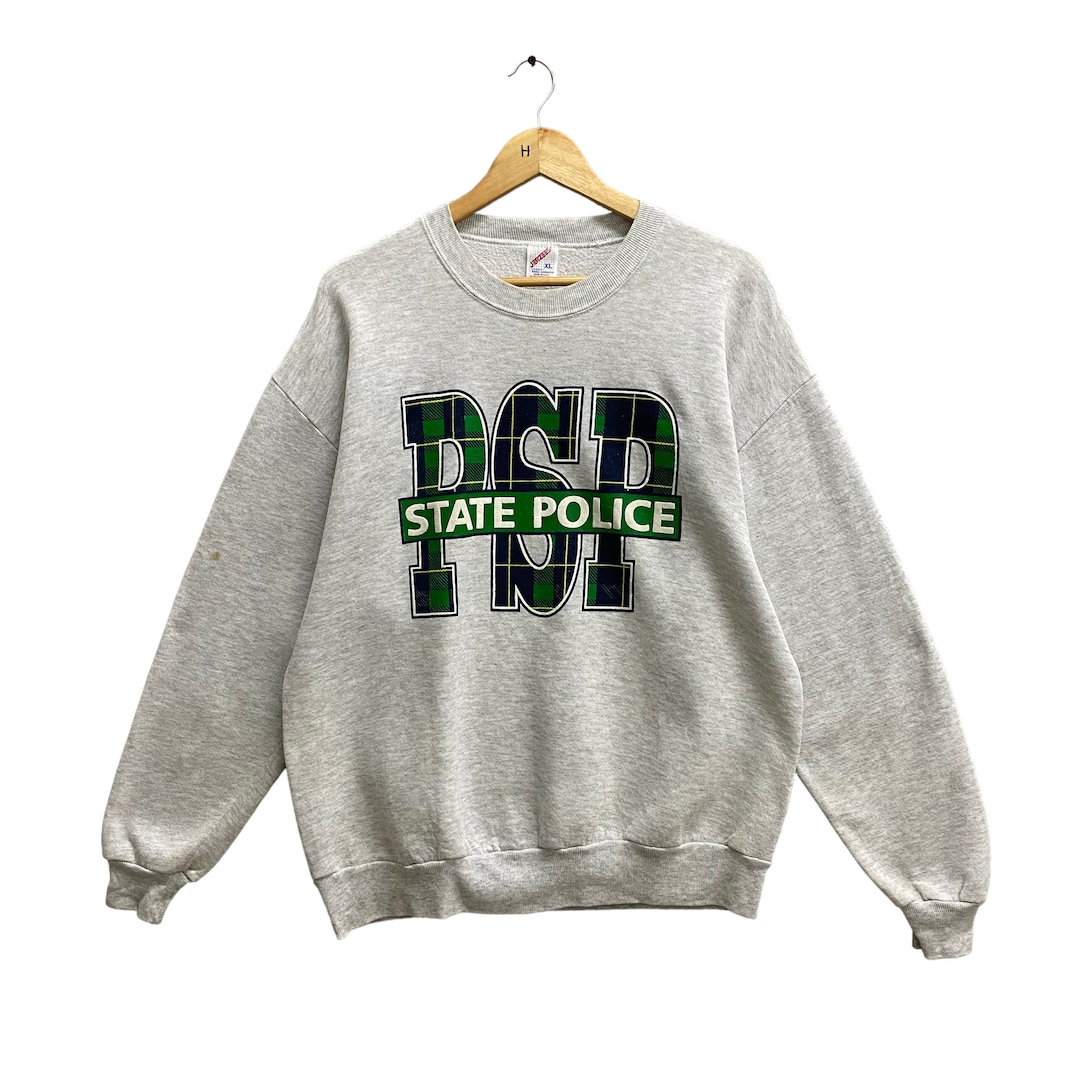 Vintage Pennsylvania State Police Soft Grey Unisex Sweatshirt Xlarge ...