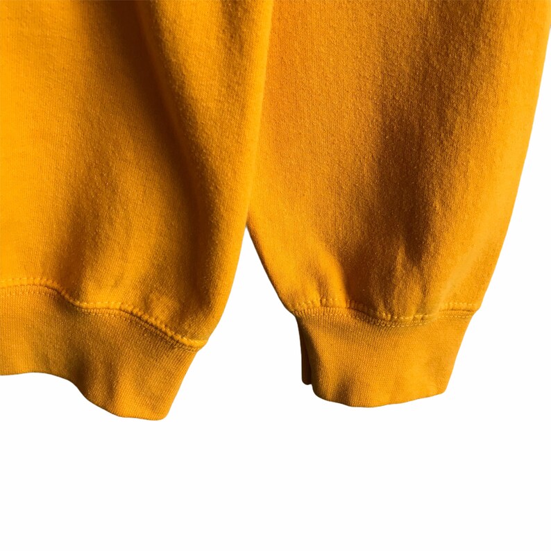 Vintage 90s Morris Yellow Sweatshirt Size Medium Morris Crewneck Morris ...