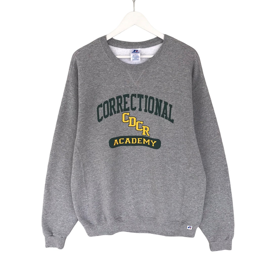 Vintage Correctional Cdcr Academy Green Sweatshirt Size Large ...