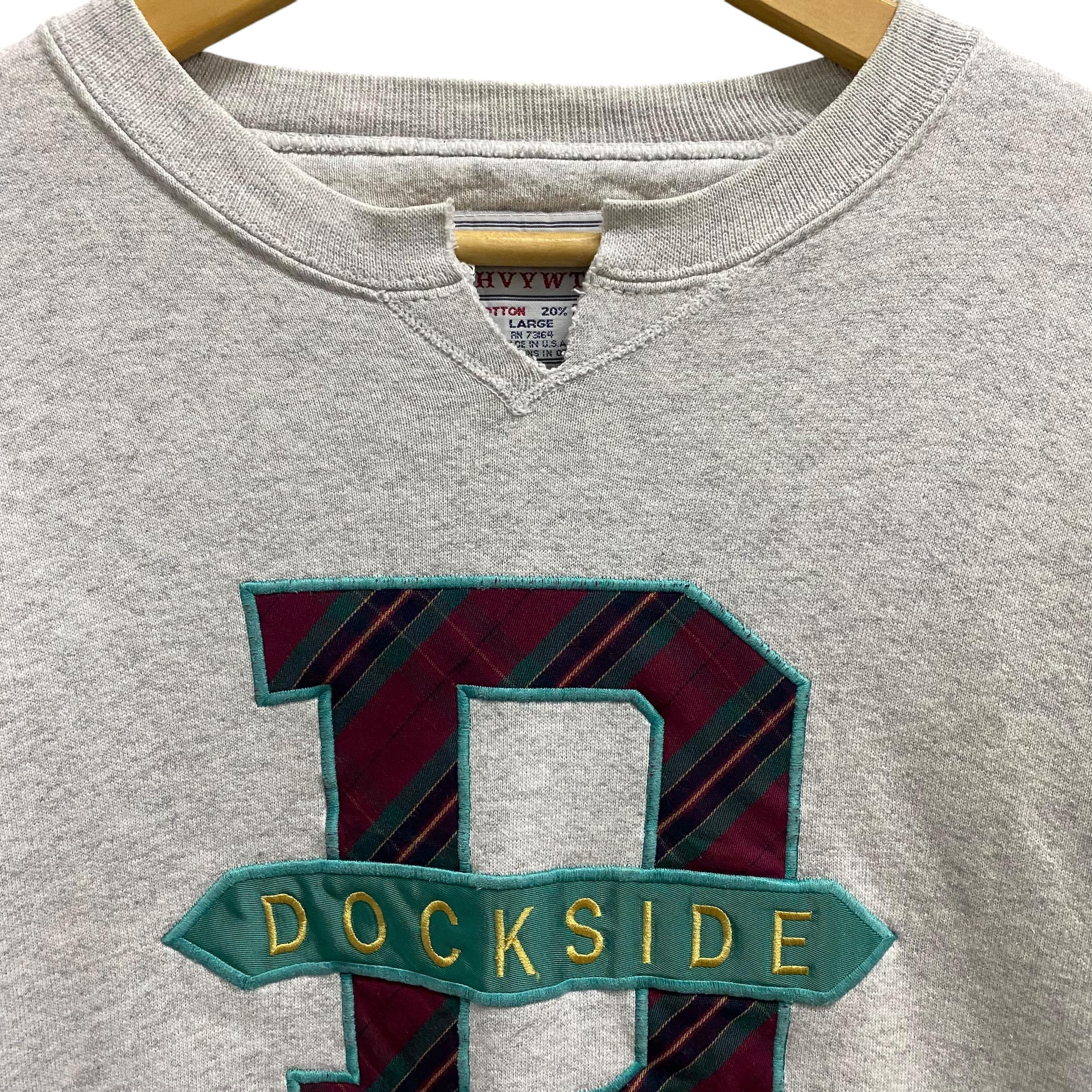 Vintage 90s Dockside Torch Lake Michigan Soft Grey Sweatshirt Dockside ...