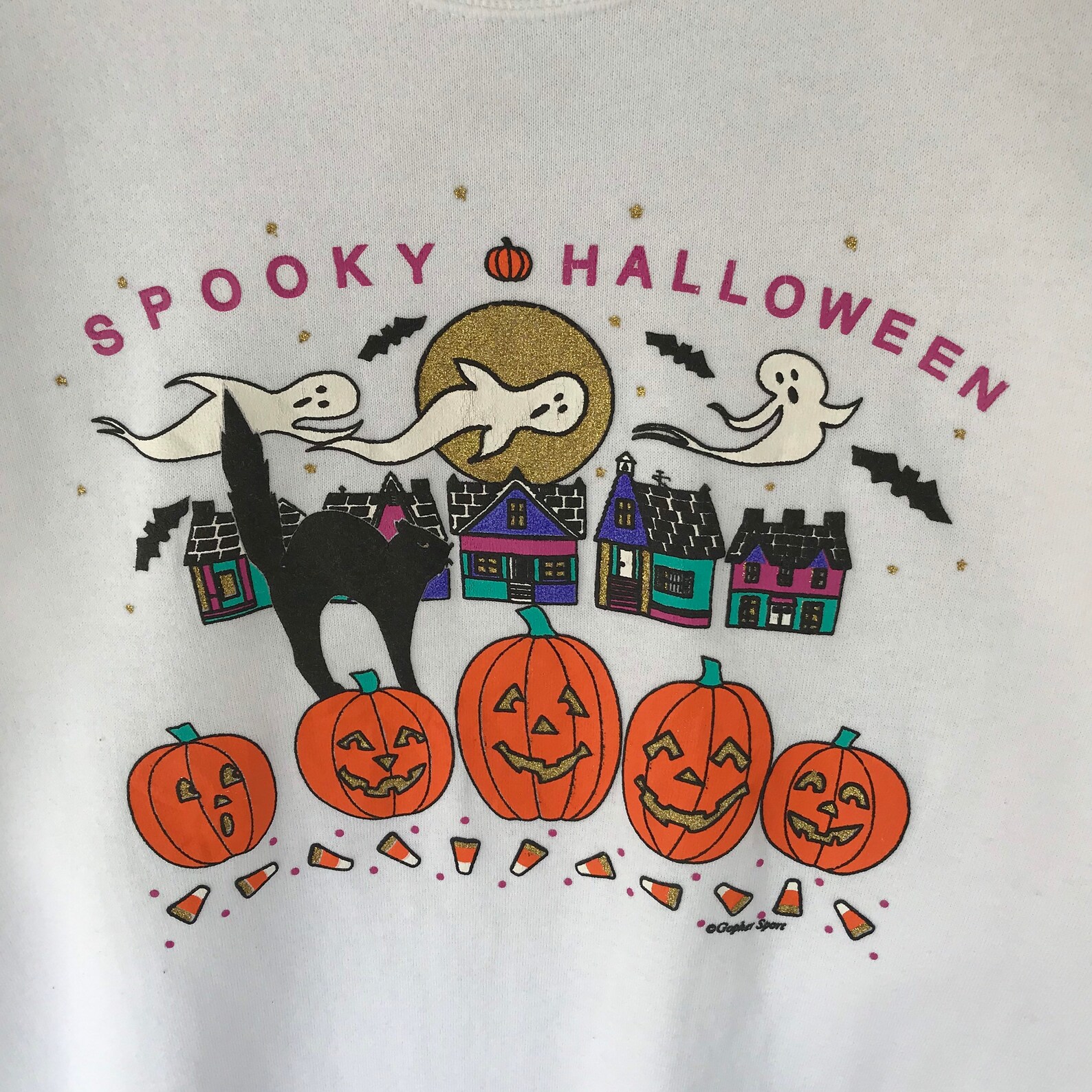 Vintage Gopher Spooky Halloween Biglogo Print Sweatshirt - Etsy