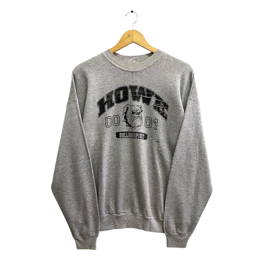 Vintage 00s Howe Bulldog Spirit Grey Sweatshirt Howe Crewneck Howe ...