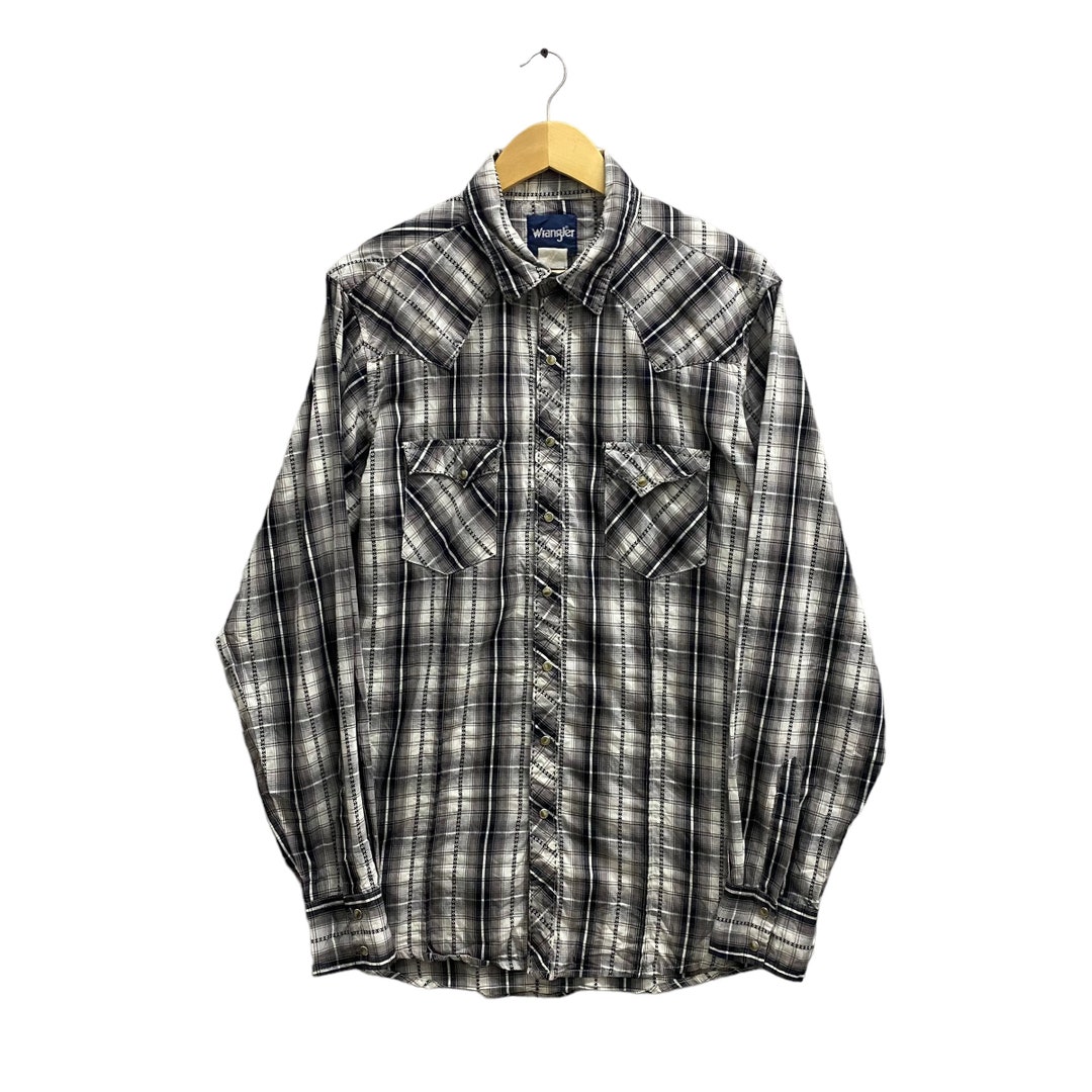 Vintage 00s Wrangler Multi Colour Checkered Western Shirt Size Xlarge ...
