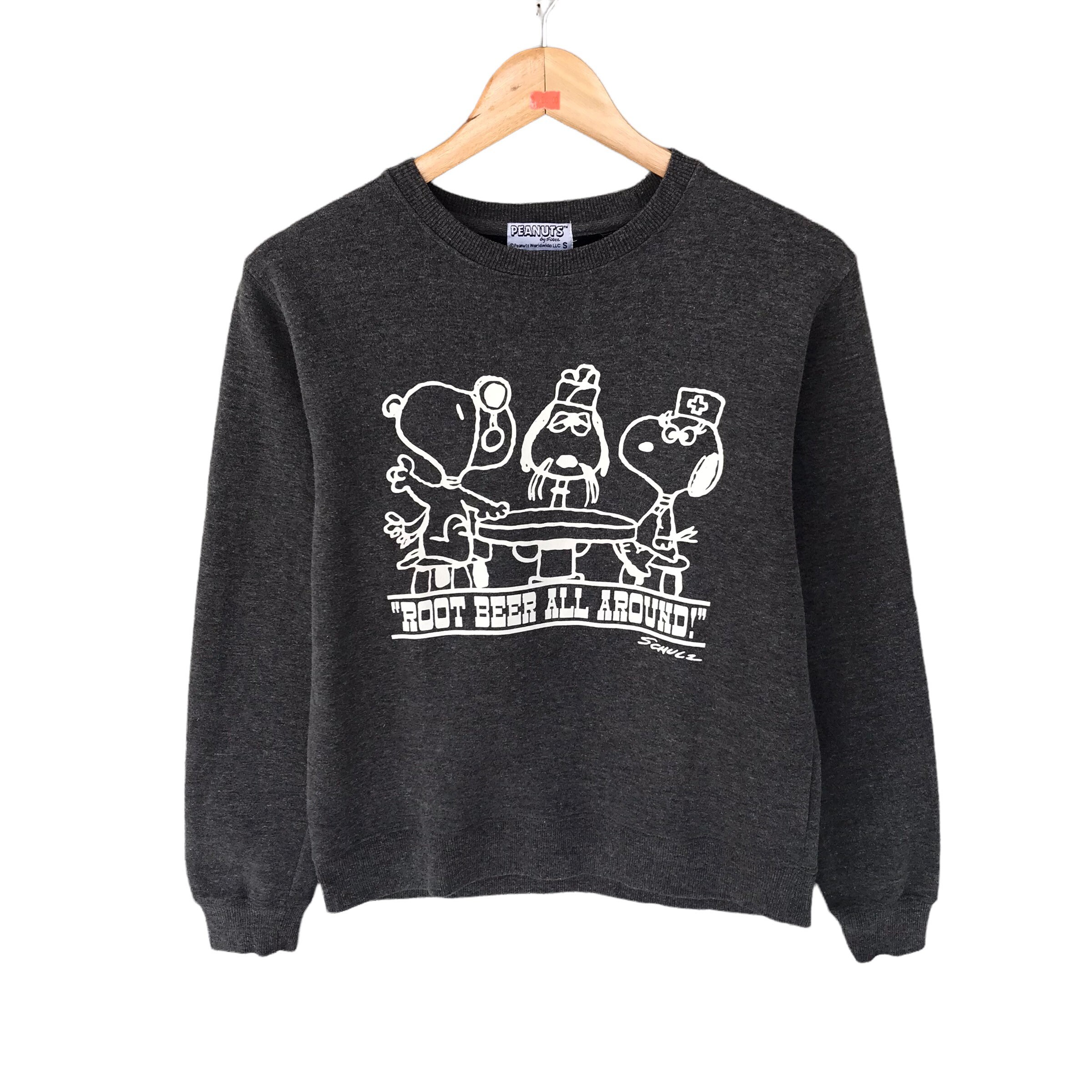 Vintage Peanuts Snoopy Root Beer Biglogo Print Crewneck - Etsy