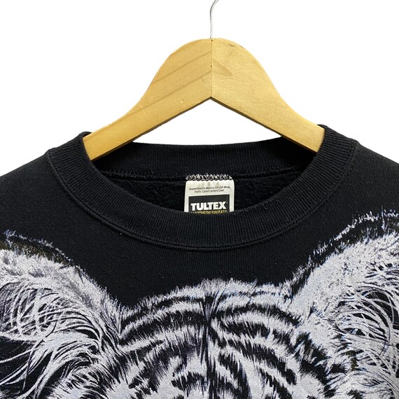 Vintage 90s White Tigers Black Sweatshirt Size Large Tiger Vintage 90s White Tigers Black Sweatshirt Size Large Tiger