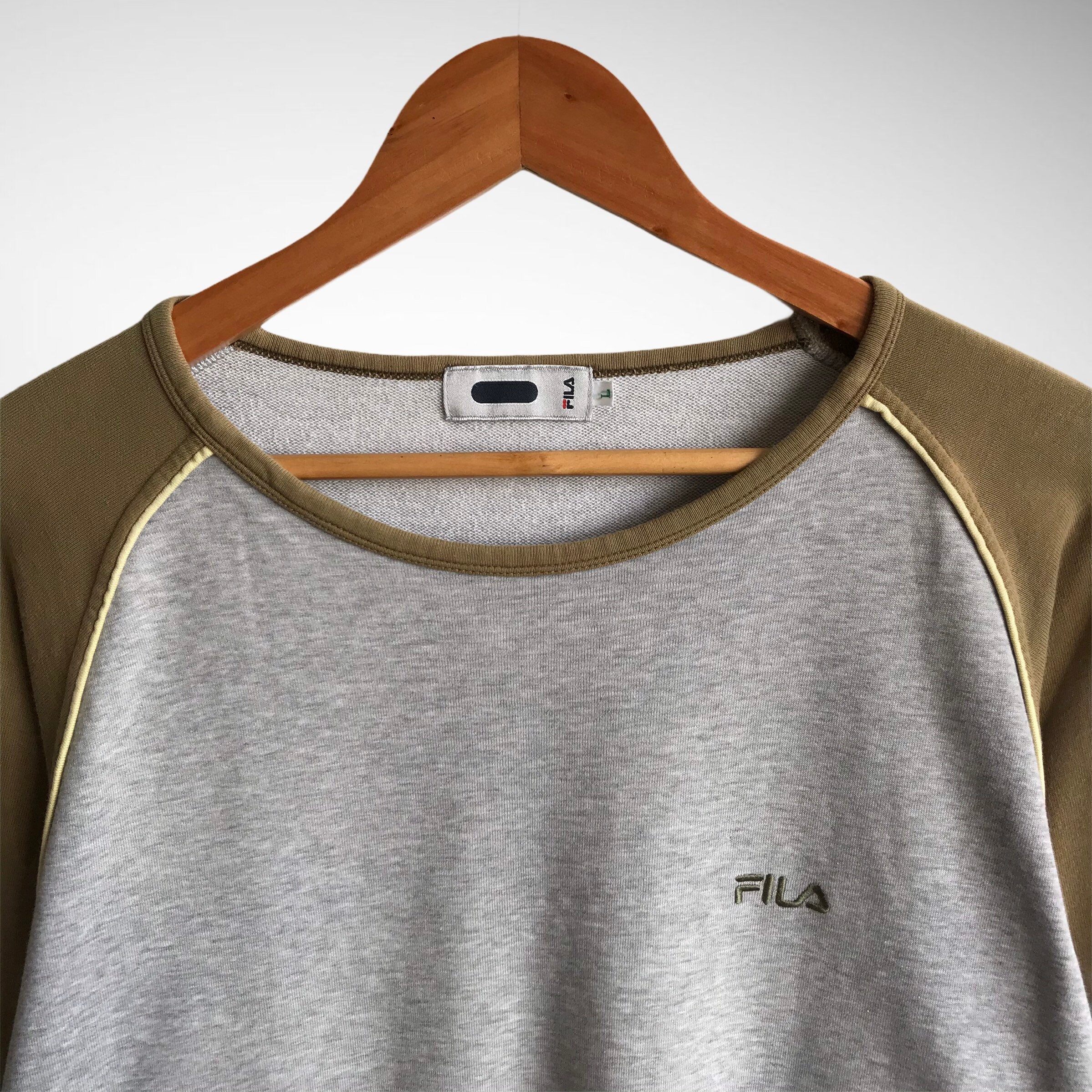 Vintage 90s Fila Small Logo Print Crewneck Sweatshirt Pullover - Etsy