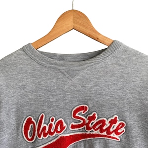 Vintage Ohio State University Grey Unisex Sweatshirt Large Ohio State ...