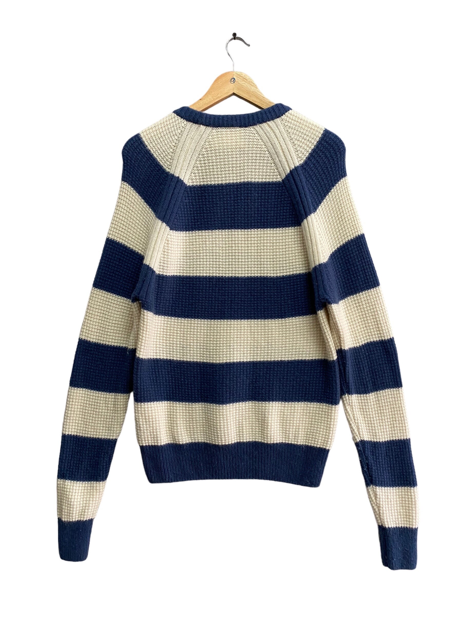 Vintage Lacoste La Chemise Striped Knitwear Sweatshirt Size Large La ...