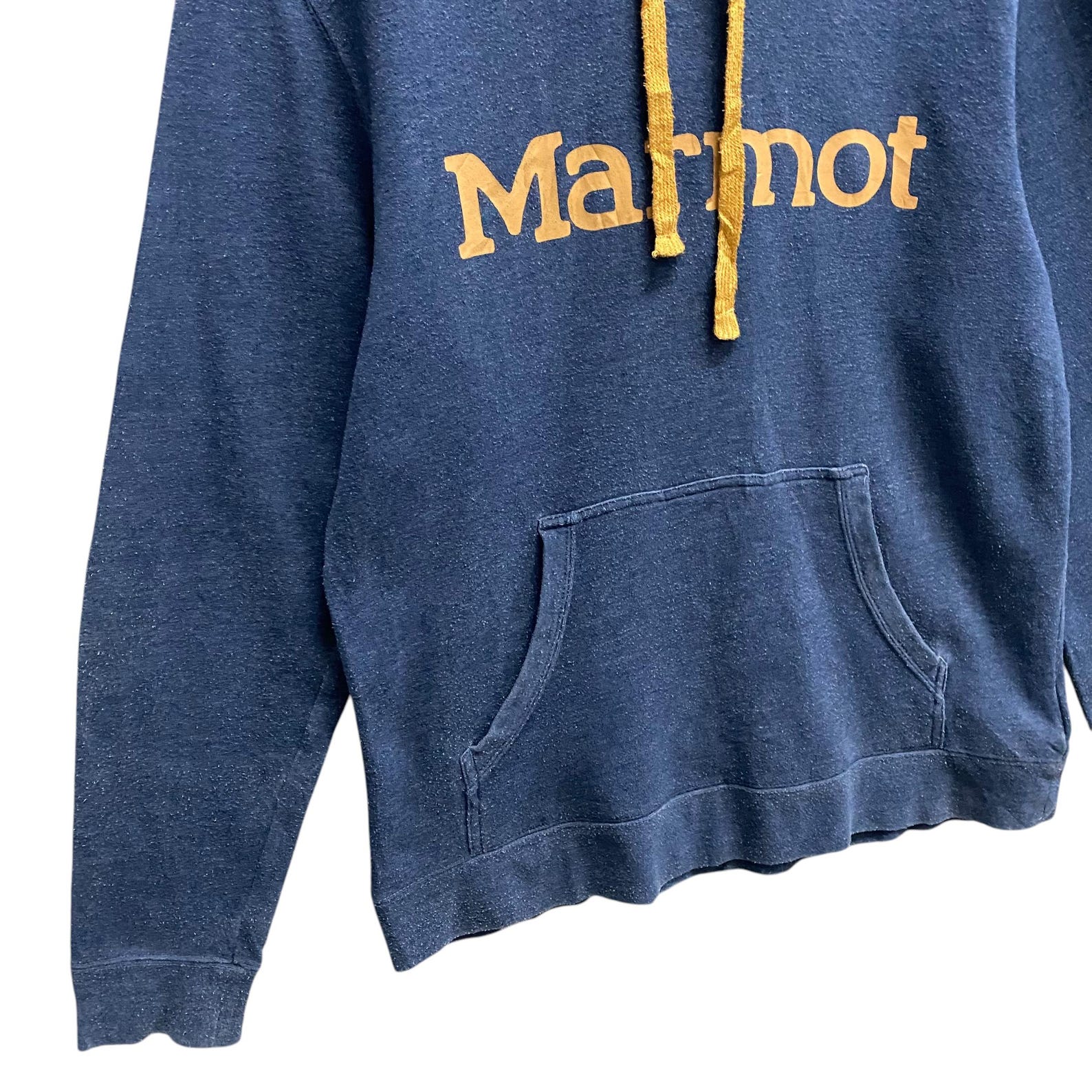 Vintage Marmot Unisex Blue Hoodie Medium Marmot Crewneck Marmot Sweater ...