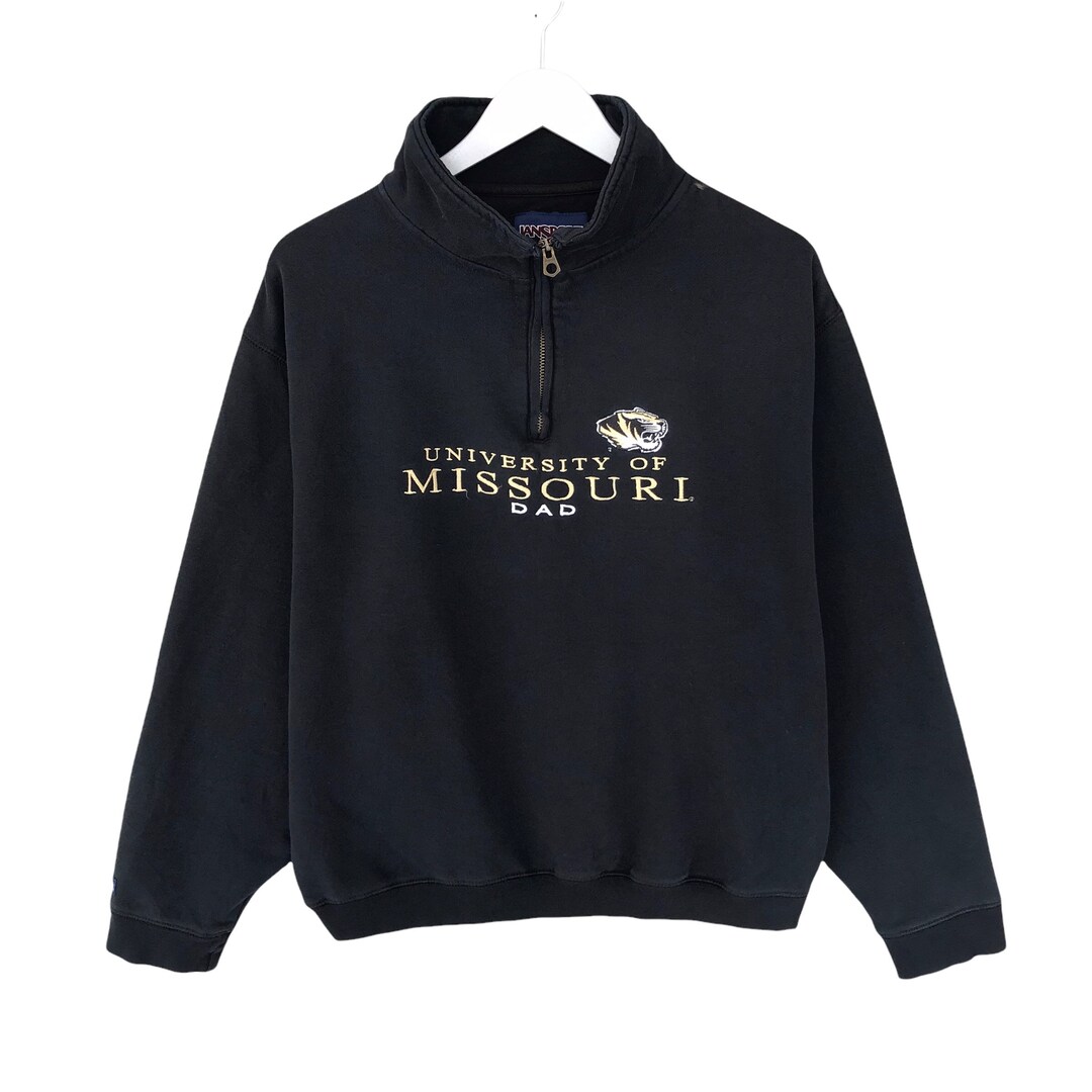 Vintage 90's University Missouri Black Sweatshirt LARGE Missouri ...
