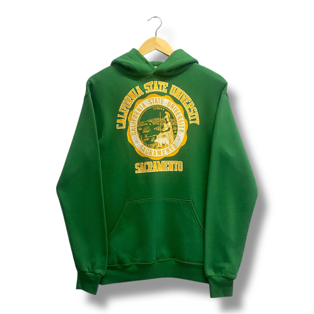 Vintage 90s California State University Green MEDIUM California ...