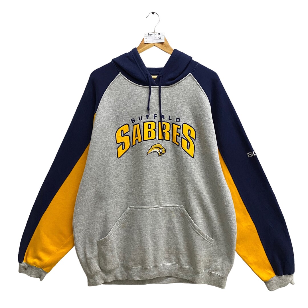 Vintage Buffalo Sabres Hockey Team Multicolour Hoodie Xlarge Buffalo ...