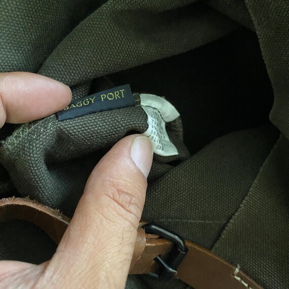 Vintage Baggy Port Japanese Brand Backpack Army Style… - Gem