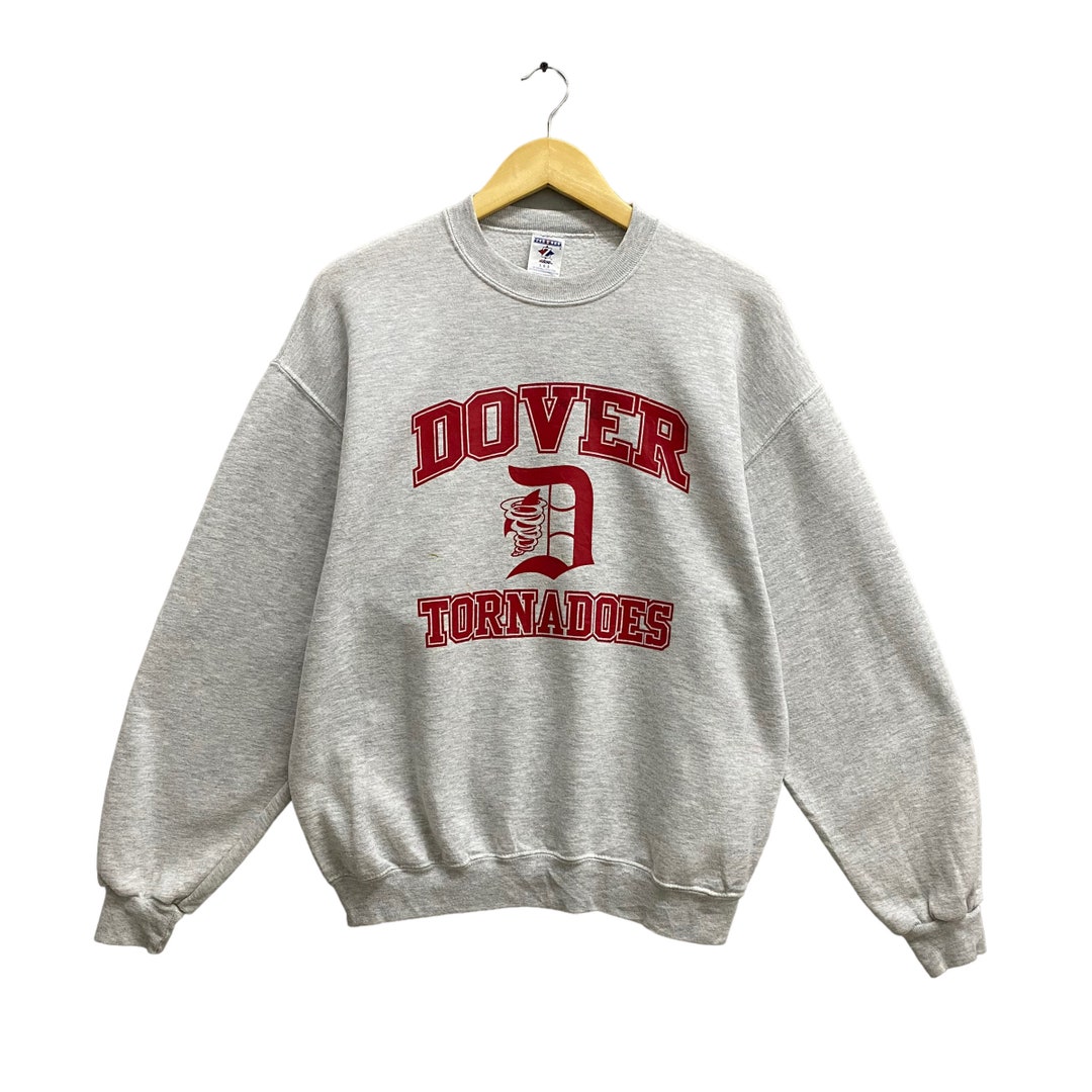 Vintage Dover Tornadoes Grey Sweatshirt Size Large Dover Tornadoes ...