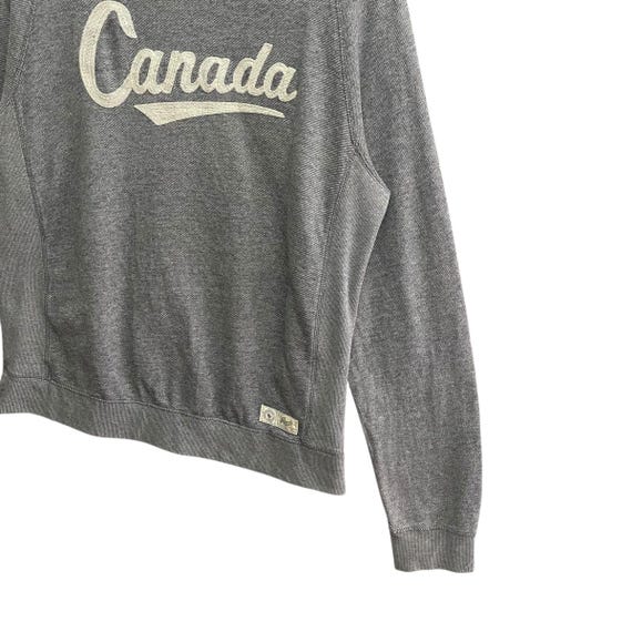 Vintage Roots Athletics Canada Grey Sweatshirt Large … - Gem