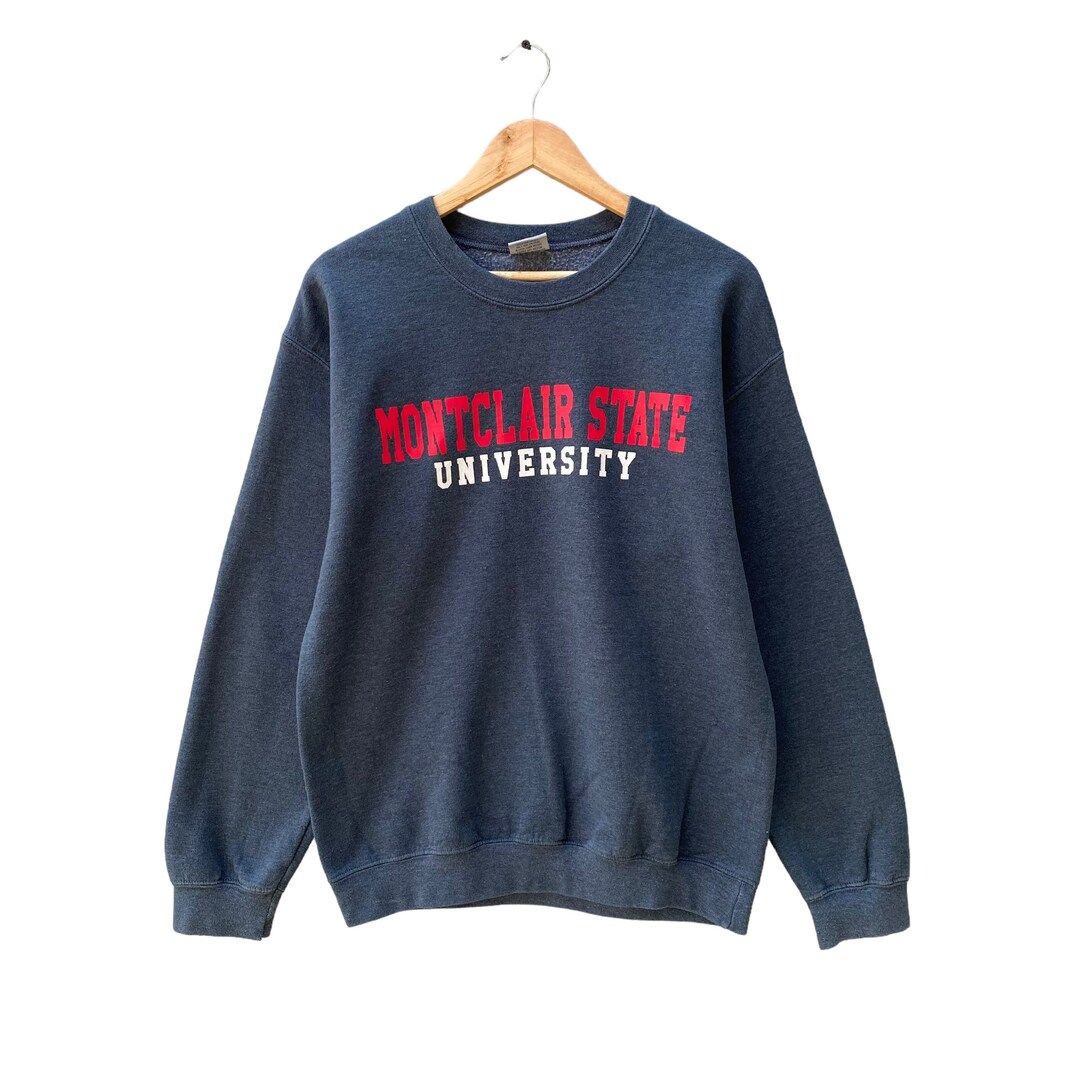 Vintage Montclair State University Grey Sweatshirt Medium Montclair ...