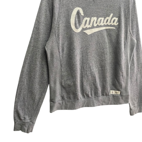 Vintage Roots Athletics Canada Grey Sweatshirt Large … - Gem
