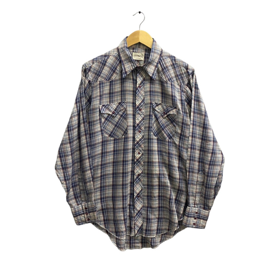Vintage 00s Wrangler Multi Colour Checkered Western Shirt Size Xlarge ...