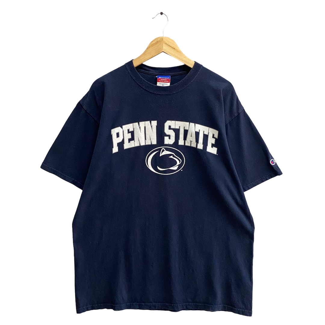 Vintage 90s Vintage Penn State Navy camiseta Xlarge Penn State Crewneck ...
