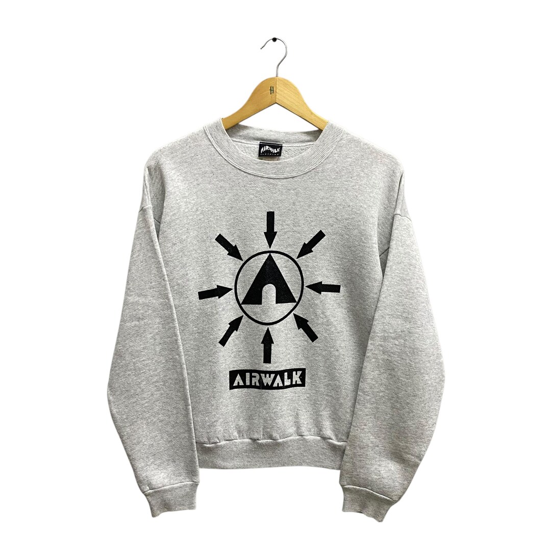 Vintage Airwalk Clothing Grey Croptop Sweatshirt Women MEDIUM Airwalk ...