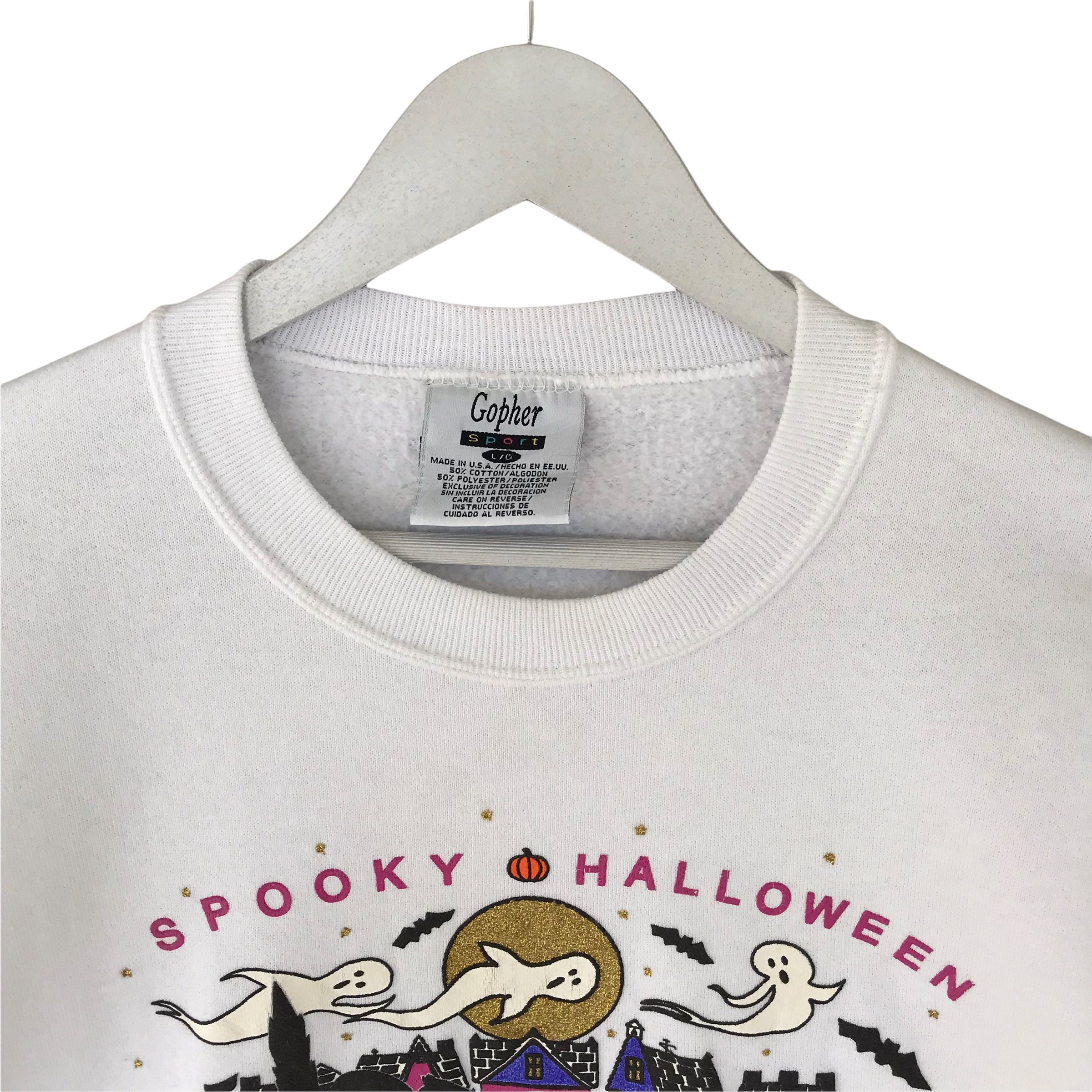 Vintage Gopher Spooky Halloween Biglogo Print Sweatshirt - Etsy