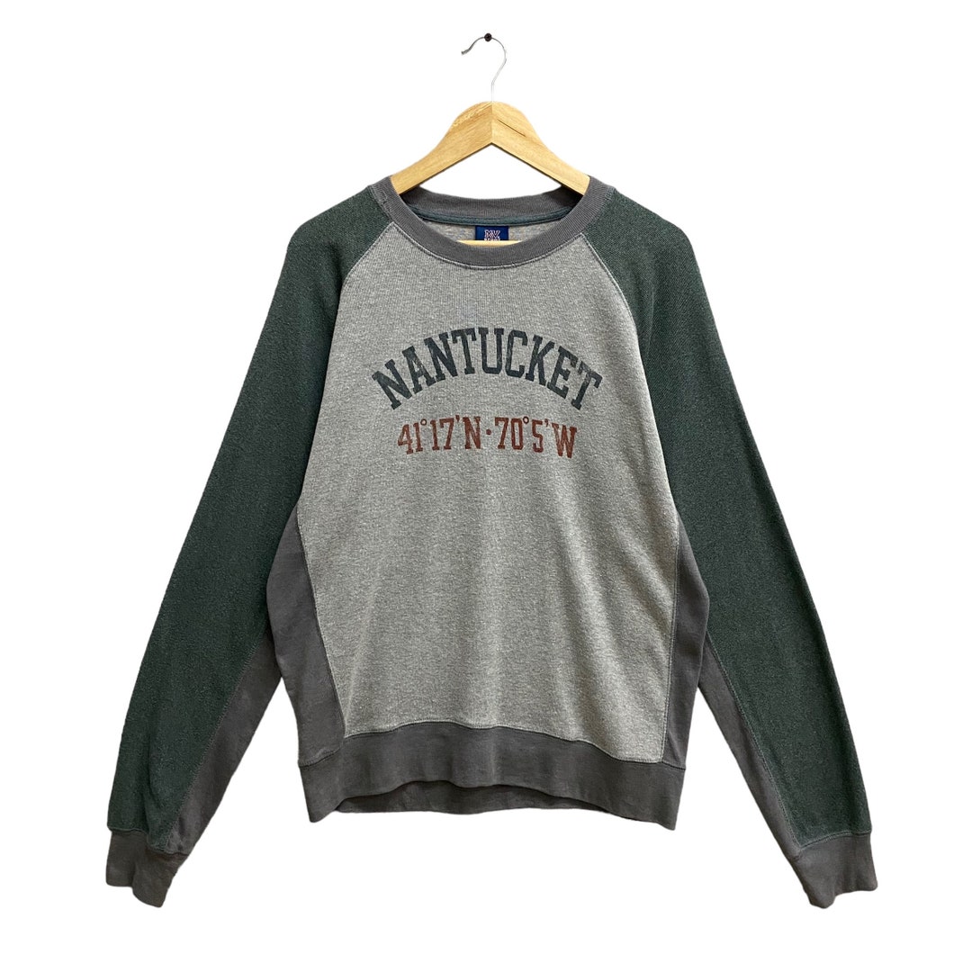 Vintage Nantucket Island Colour Block Sweatshirt Size Medium Nantucket ...