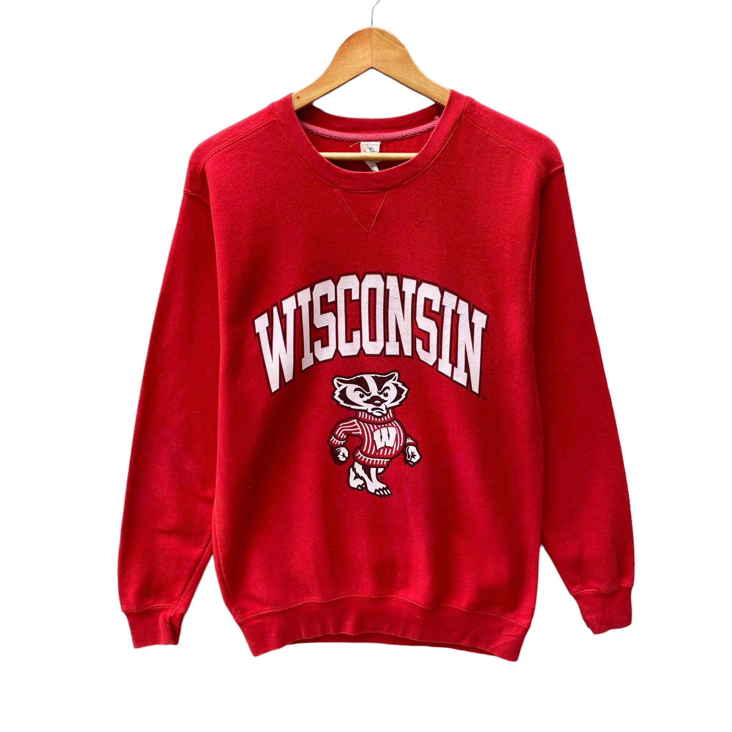 Vintage Wisconsin Badgers Sweatshirt Wisconsin Crewneck - Etsy