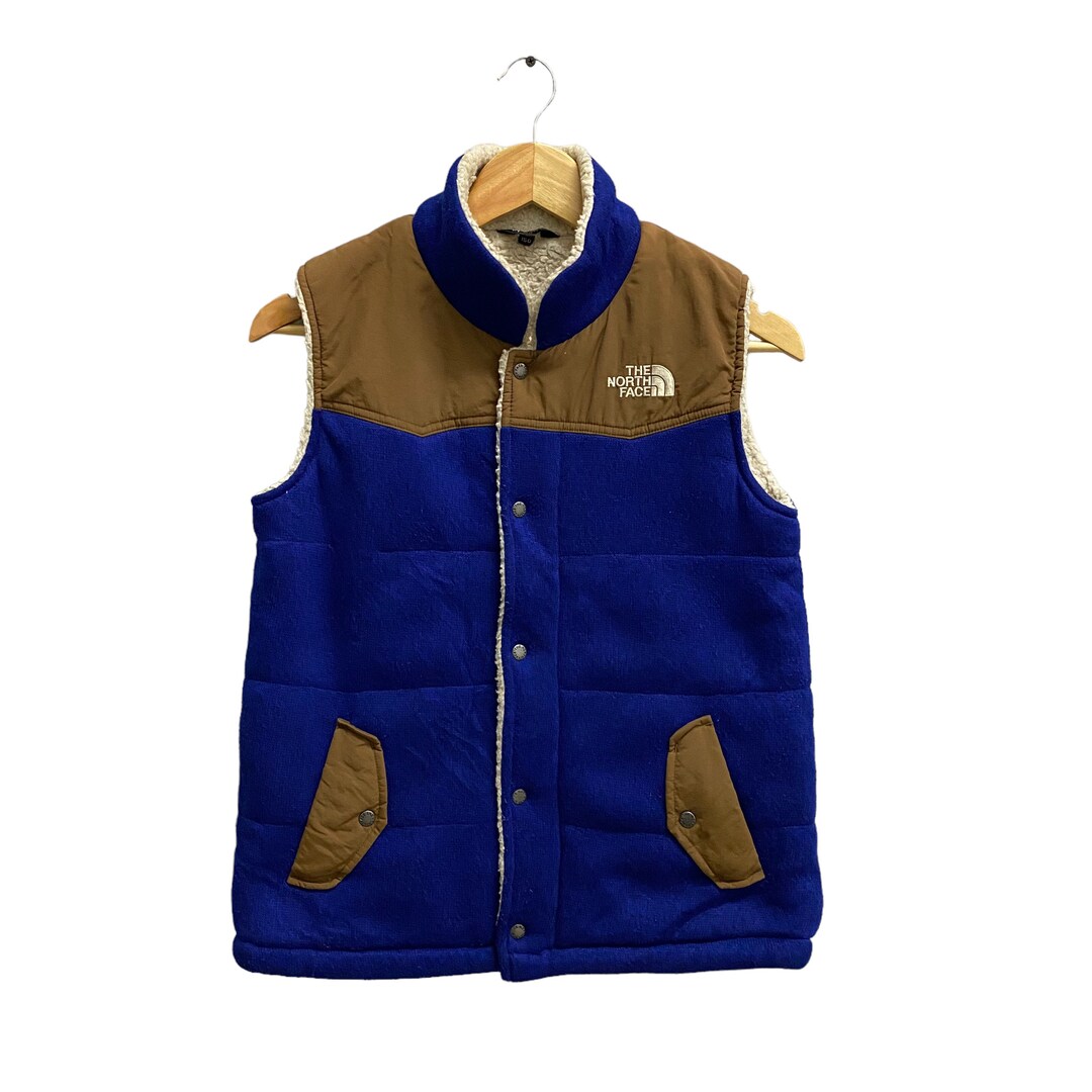Vintage the North Face Colour Block Vest Jacket Fleece Size Small the ...