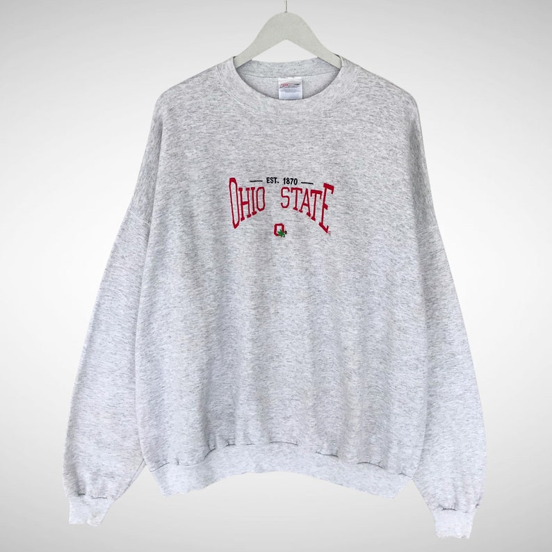 Vintage Ohio State Buckeyes Grey Sweatshirt Oversize 3XL Ohio - Etsy
