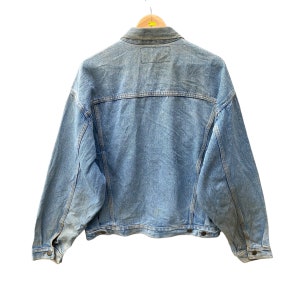 Vintage 90s Wisco Light Blue Jacke Size Xlarge Wisco Trucker Button ...