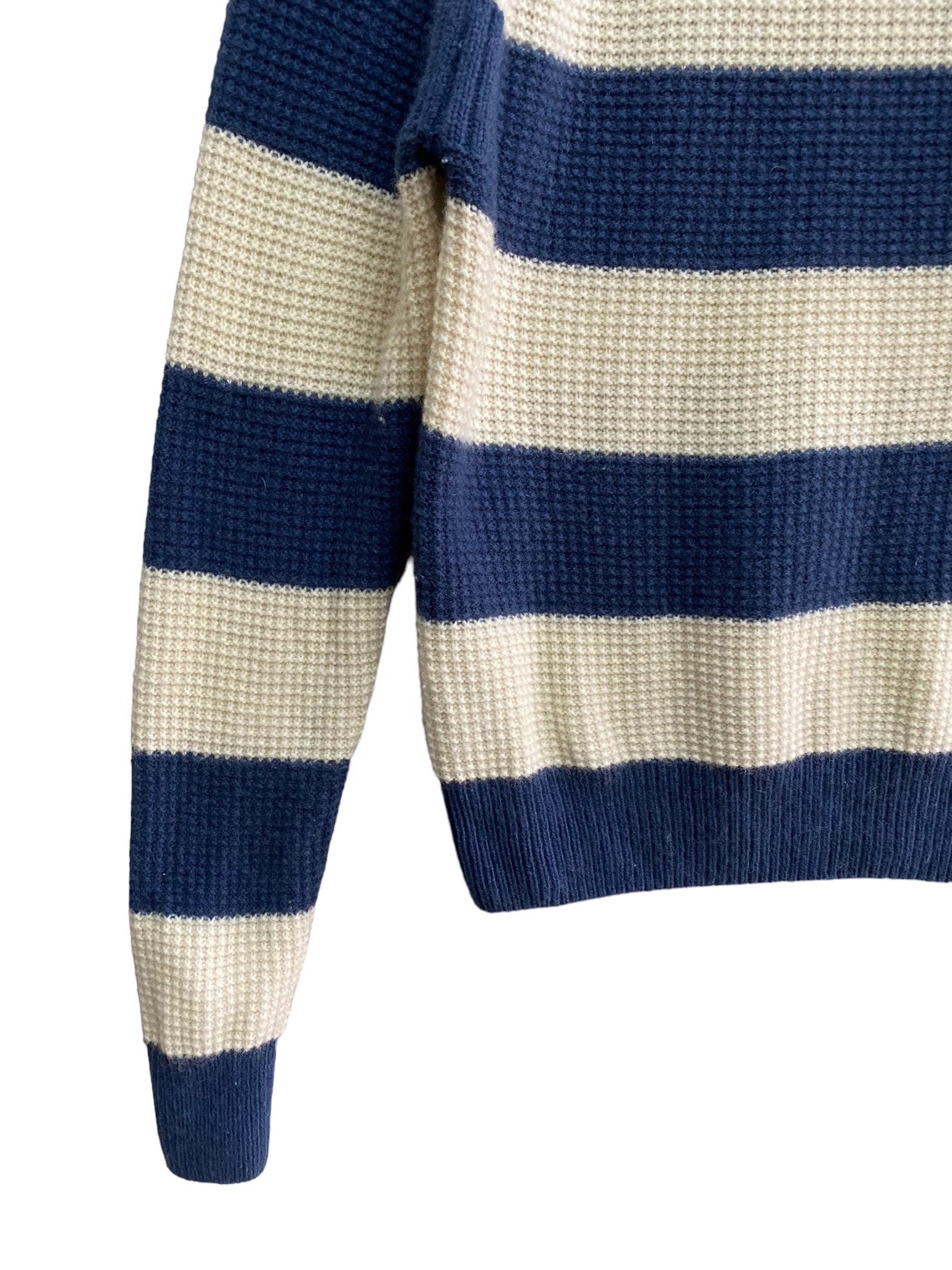 Vintage Lacoste La Chemise Striped Knitwear Sweatshirt Size Large La ...
