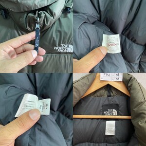 Vintage the North Face 700 Series Nuptse Puffer Jacket Black Goose Down ...