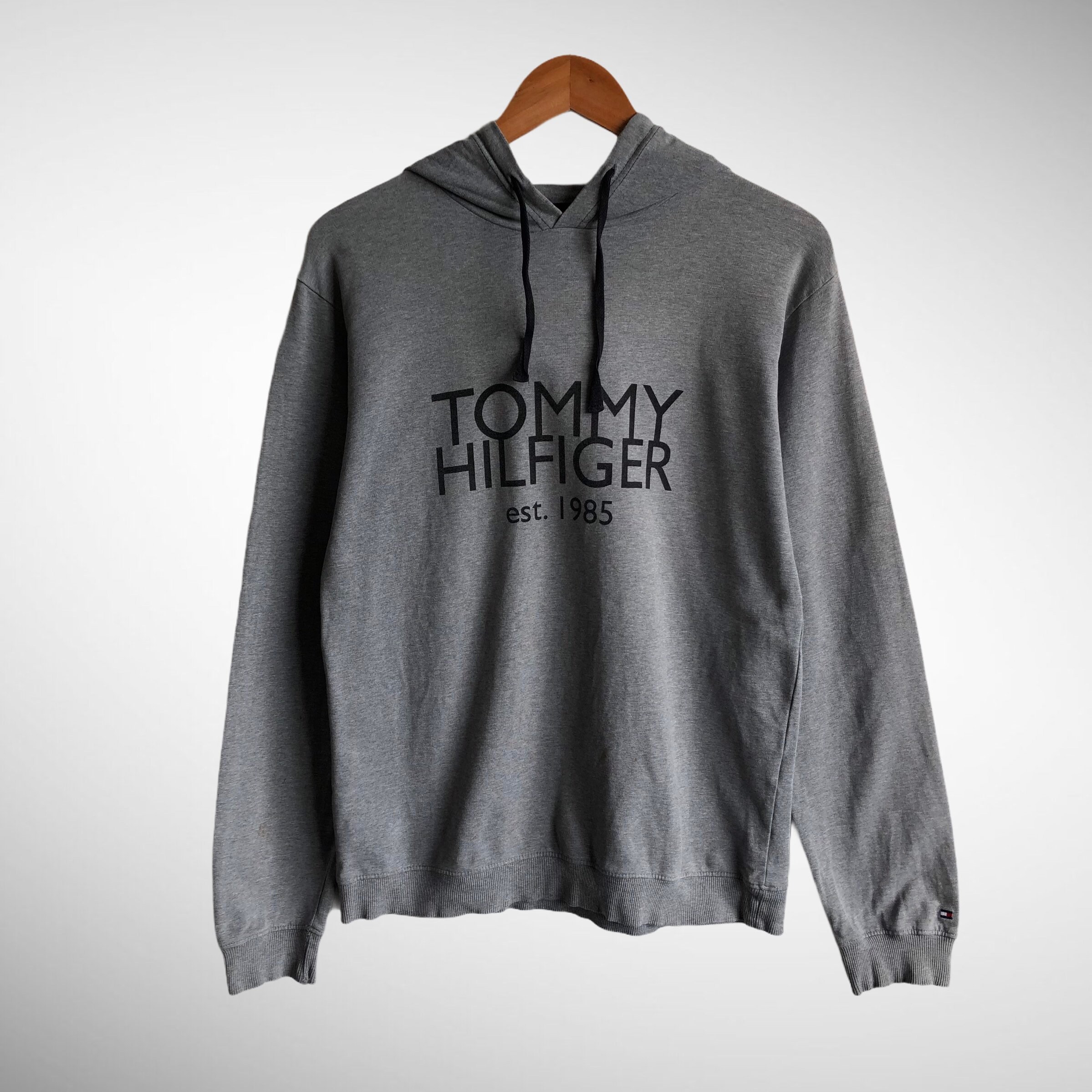 Vintage Tommy Hilfiger Grau Hoodie Sweatshirt GroBe S Tommy Hilfiger Rundhalsausschnitt Tommy Hilfiger Pullover Pullover Tommy Hilfiger Print Logo Etsy